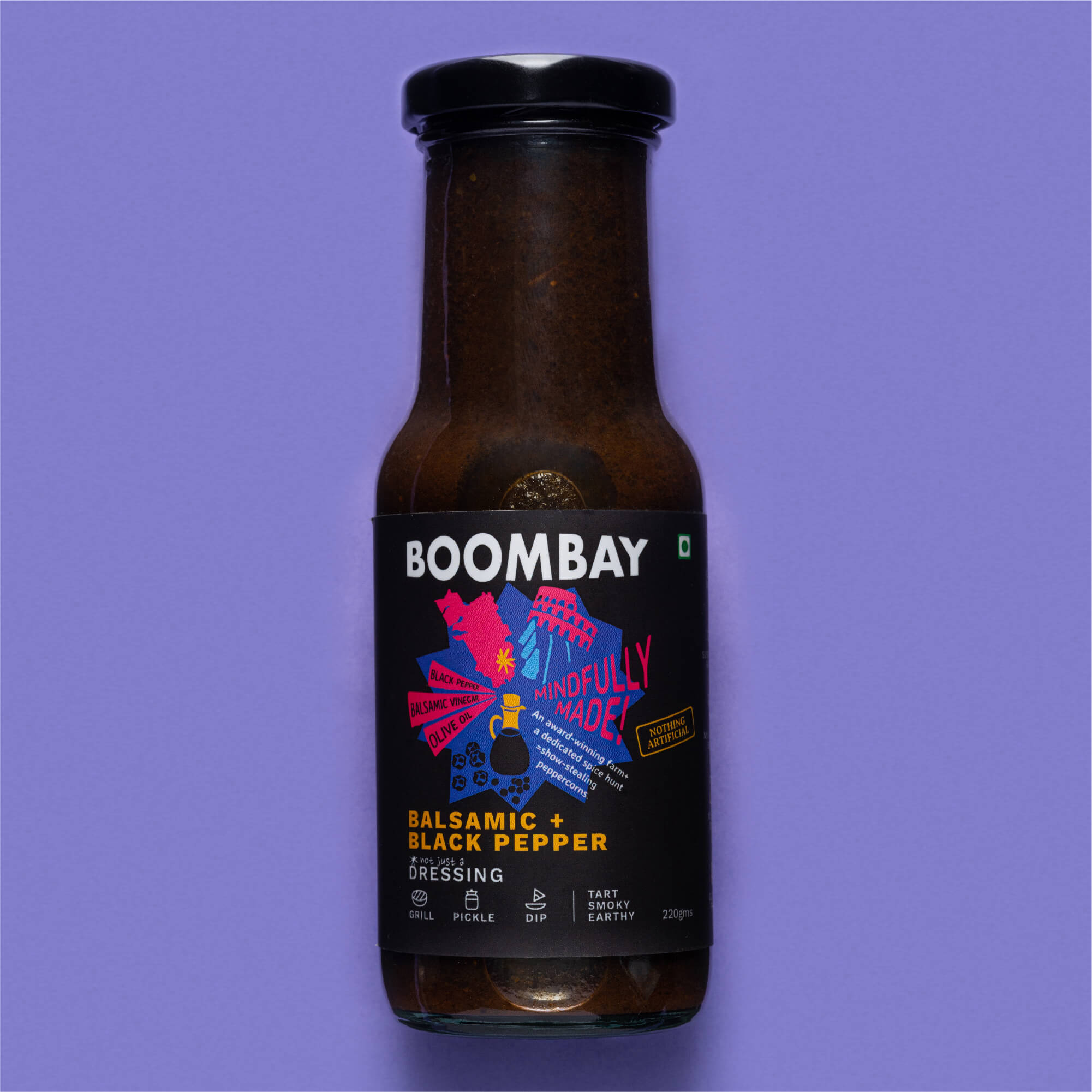 Balsamic Black Pepper Dressing 220g Online at Boombay